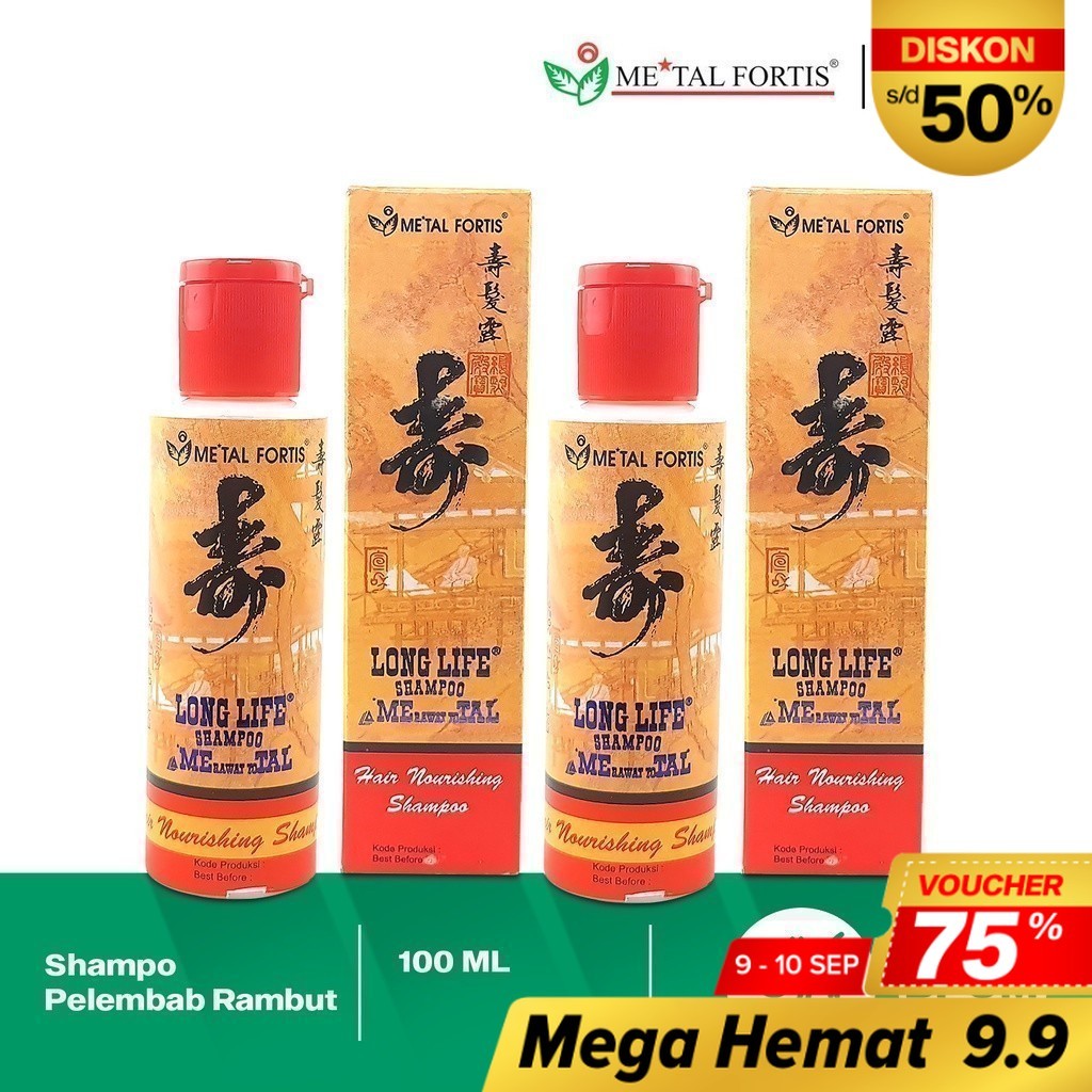 Jual METAL FORTIS Shampo Metal COMBO 2 Pcs 100 ML Hair Nourishing ...