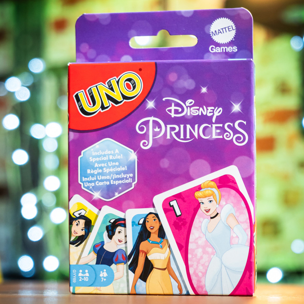 Jual Mattel Games UNO Disney Princess Card Game for Kids and Families ...
