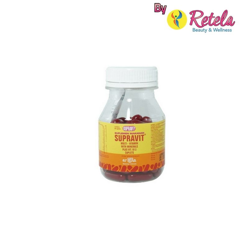 Jual SUPRAVIT MULTI VITAMIN 1 BOTOL 30 TABLET | Shopee Indonesia