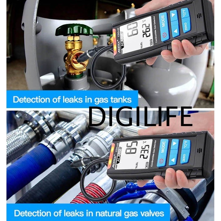 Jual LEL Combustible Gas Monitor Mestek CGD02 Detector Leak C2H6 LPG ...