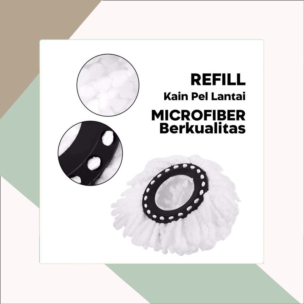Jual Goto Abel Kain Pel Pembersih Lantai Refill Lap Microfiber Super ...