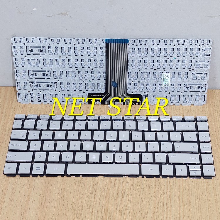 Jual Keyboard Laptop HP 14CF 14S-CF 14-DH 14-DQ 14-BW Silver -NSTAR ...