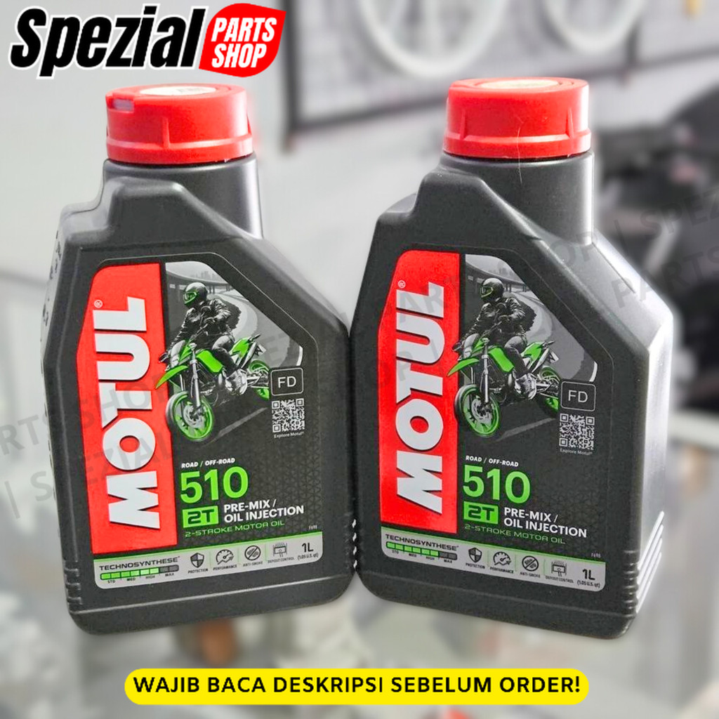 Jual Oli Samping Motor 2 tak Motul 510 2T Technosynthese 1L | Shopee ...