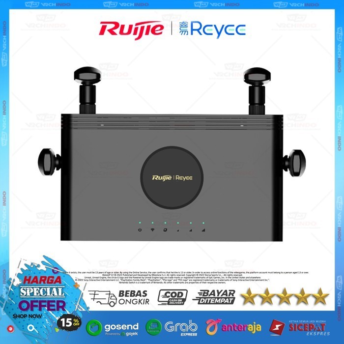 Jual Ruijie RG-EW300T - N300 Wireless 4G LTE Modem Router Reyee ...