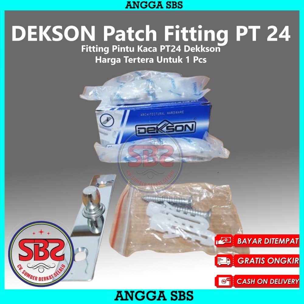 Jual DEKSON PATCH FITTING PT 24 PT24 TOP FITTING DEKSON / ENGSEL PIVOT KACA | Shopee Indonesia