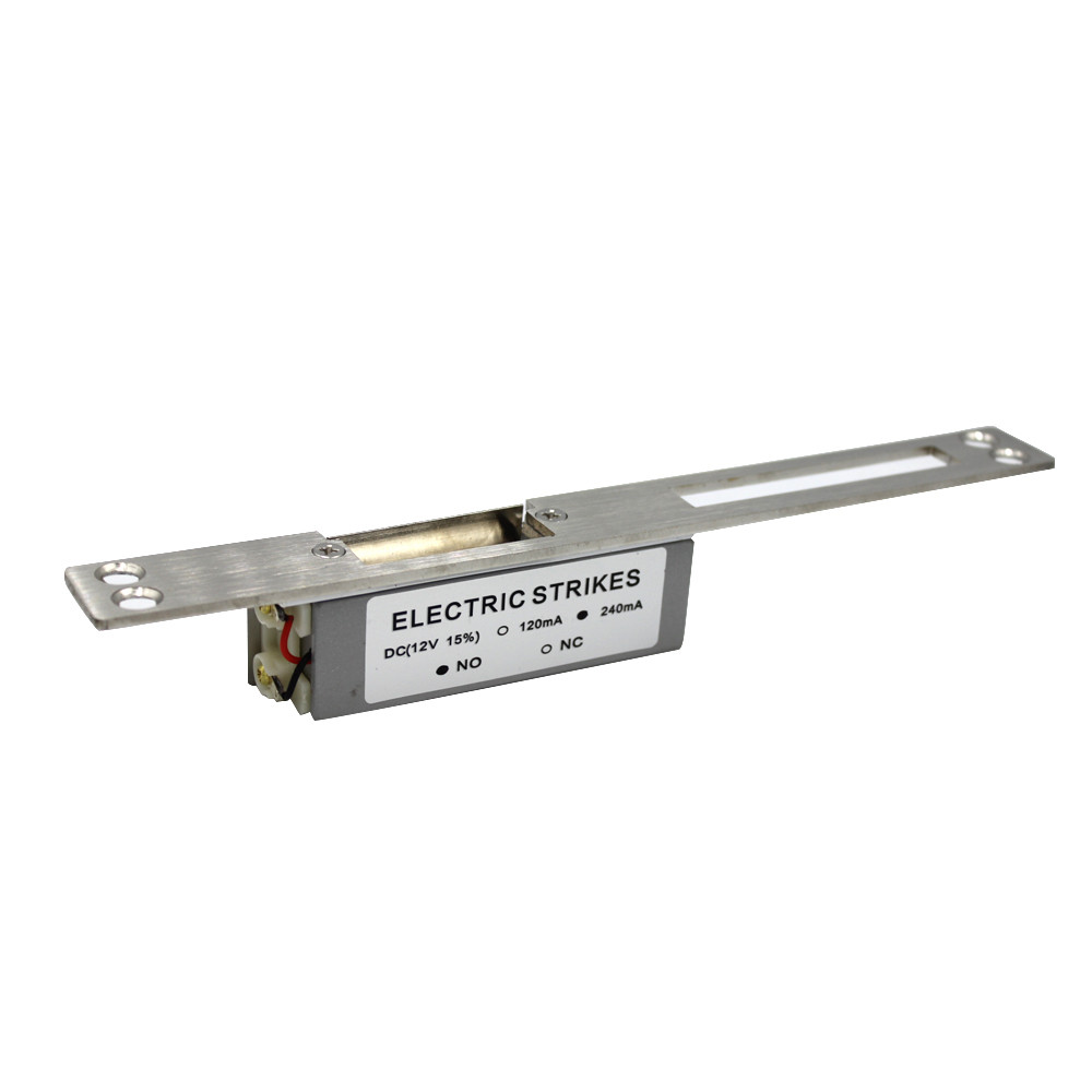 Jual Dual port Long panel DC 12V Electric Strike door lock Fail Secure ...