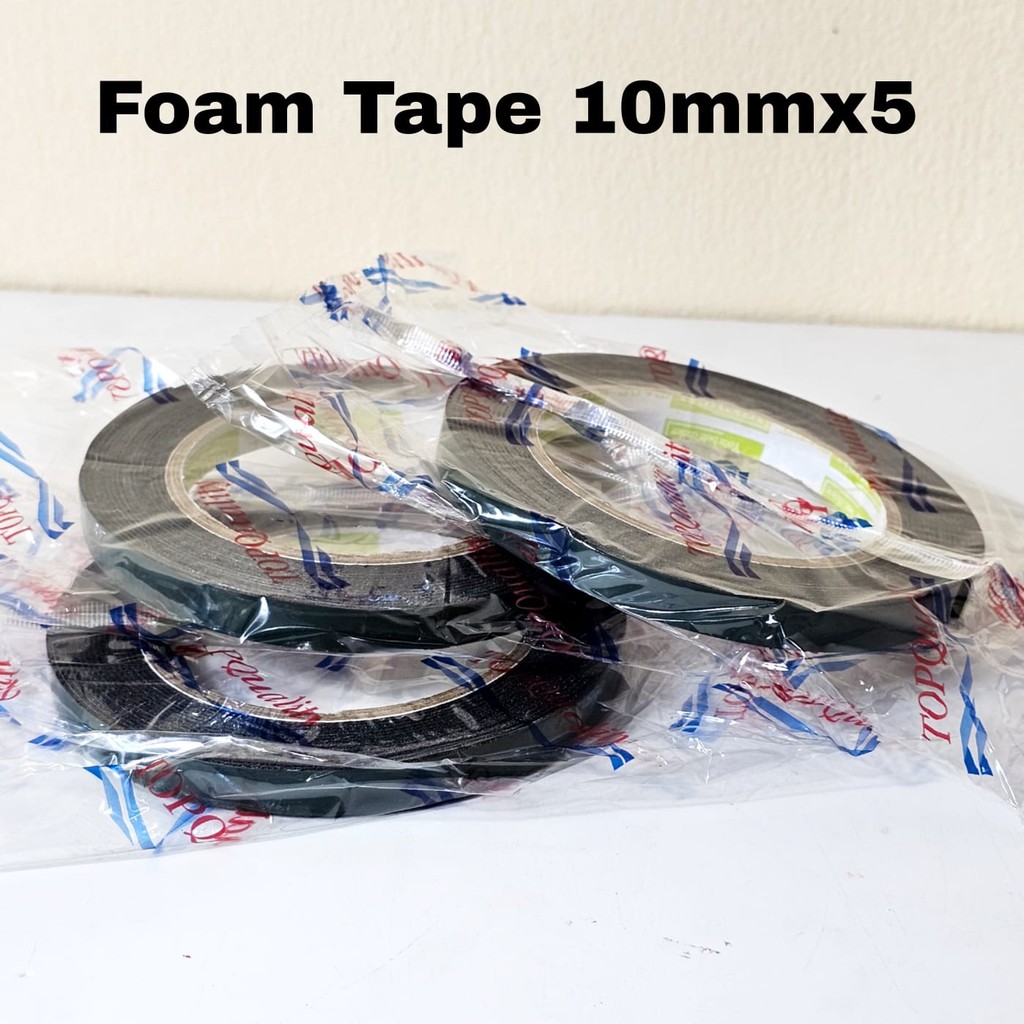Jual SOS Foam Tape 10mmx5 (minimal 2) /Mounting Tape/Sponge Tape/Double ...