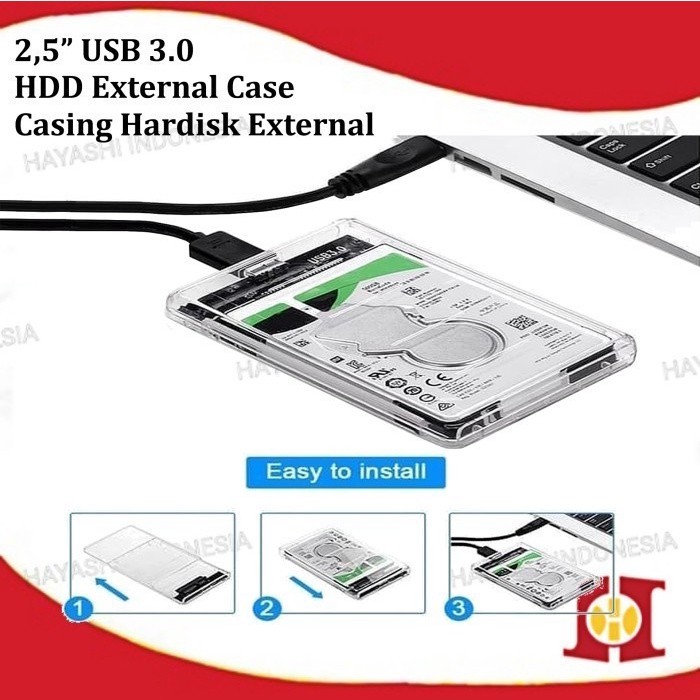 Jual Casing Kotak Hardisk External HDD SSD External Case 2.5" USB 3.0 Ori | Shopee Indonesia