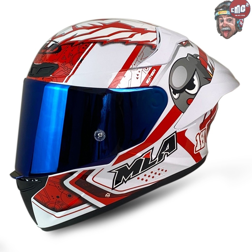 Jual Helm MLA TTC Motif Super Mario | Helm Full Face Paket Ganteng SNI ...