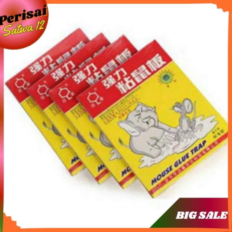 Jual Lem Tikus Papan Cap Badak- Solusi Tangkap Tikus Tanpa Racun ...