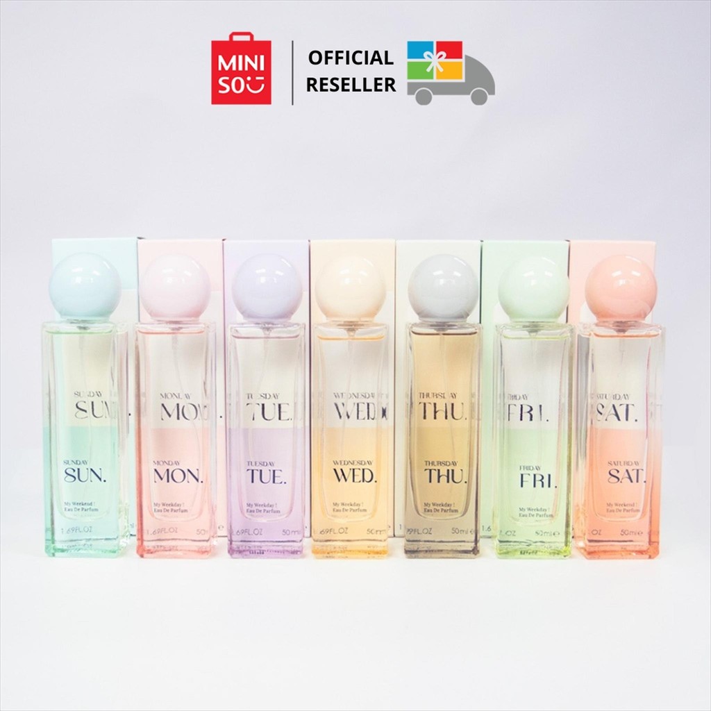 Jual MINISO Parfum Wanita My Weekday! EDP 50ml | Shopee Indonesia