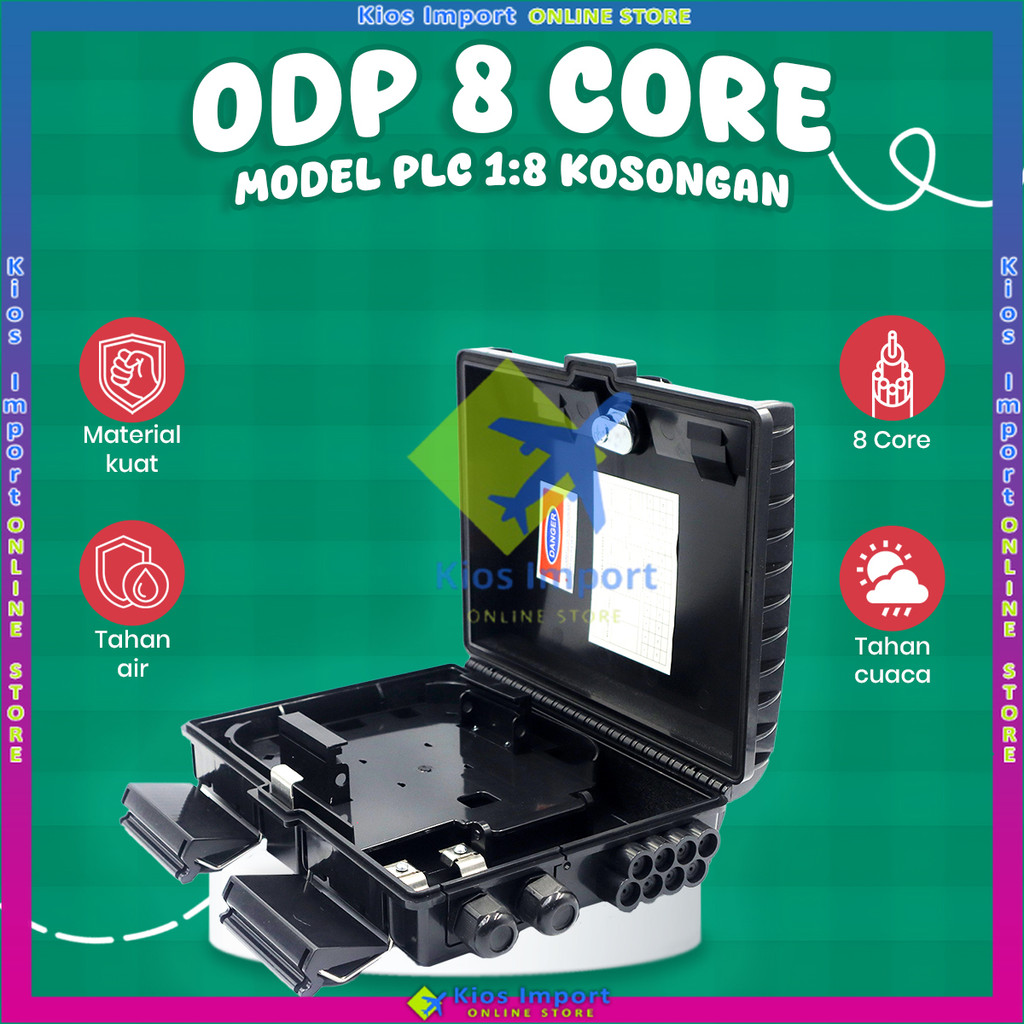 Jual ODP 8 Core Model Box // Splitter Kosongan DoubleLock Warna Random ...