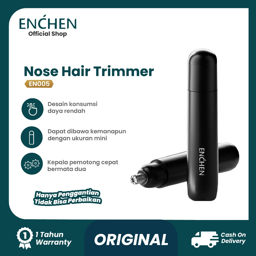 Jual Enchen EN005 Electric Shaving Hair Nose Trimmer - Alat Cukur Pembersih Bulu Hidung | Shopee ...