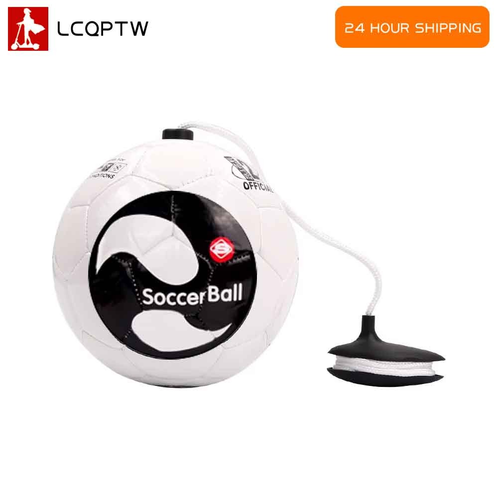 Jual Football Training Ball Kick Soccer Ball Practice Belt TPU Size 2 ...