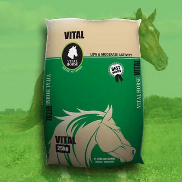Jual Pakan Makanan Pelet kelinci marmut VITAL ROYAL HORSE S100 1 KG ...
