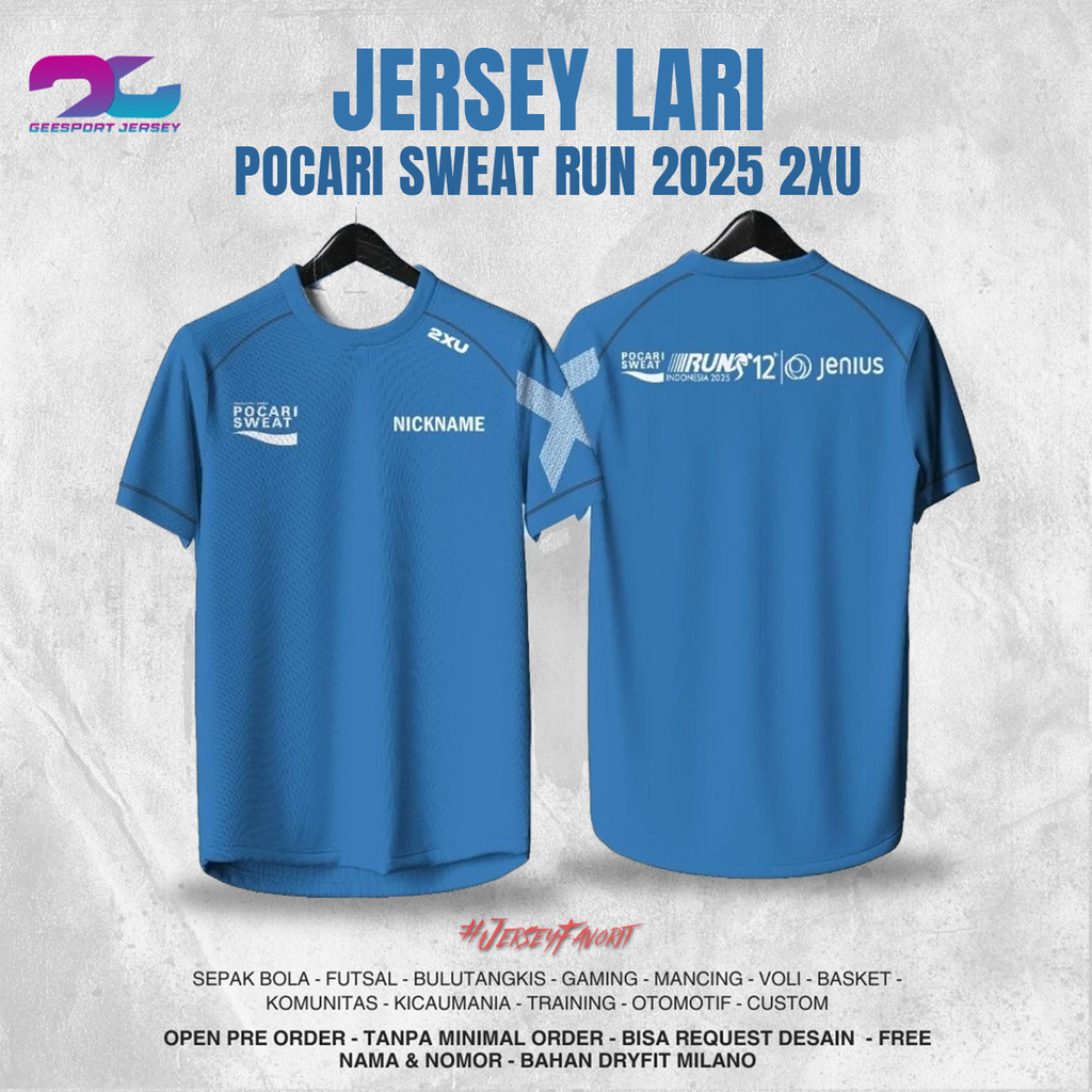 Jual JERSEY RUNNING MARATON POCARI SWEAT RUN 2025 VERTUAL RUN – BAJU OLAHRAGA LARI 2XU DRYFIT ...