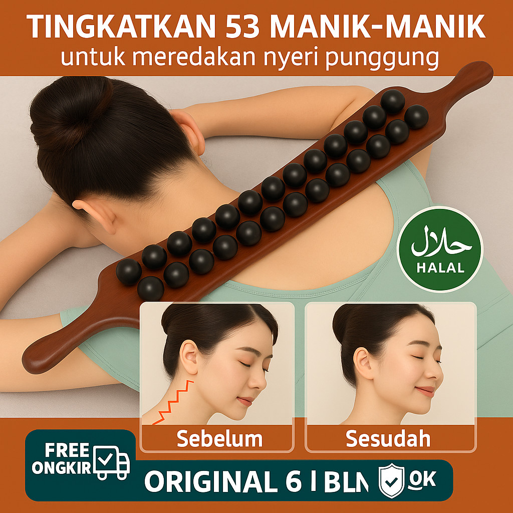 Jual 【Pijat Seluruh Tubuh/COD】 Alat Pijat Terapi Kayu Untuk Kaki Leher ...