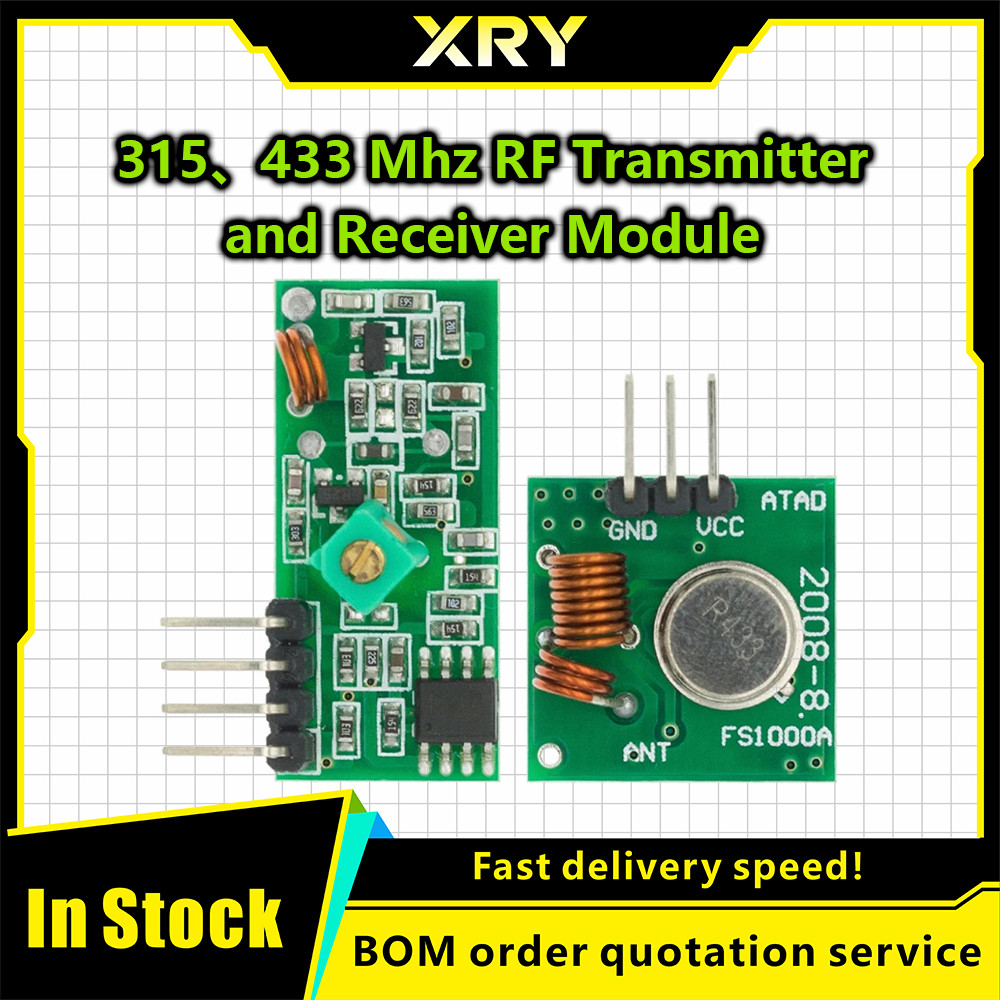 Jual 433 Mhz RF Transmitter and Receiver Module Link Kit for ARM/MCU WL ...