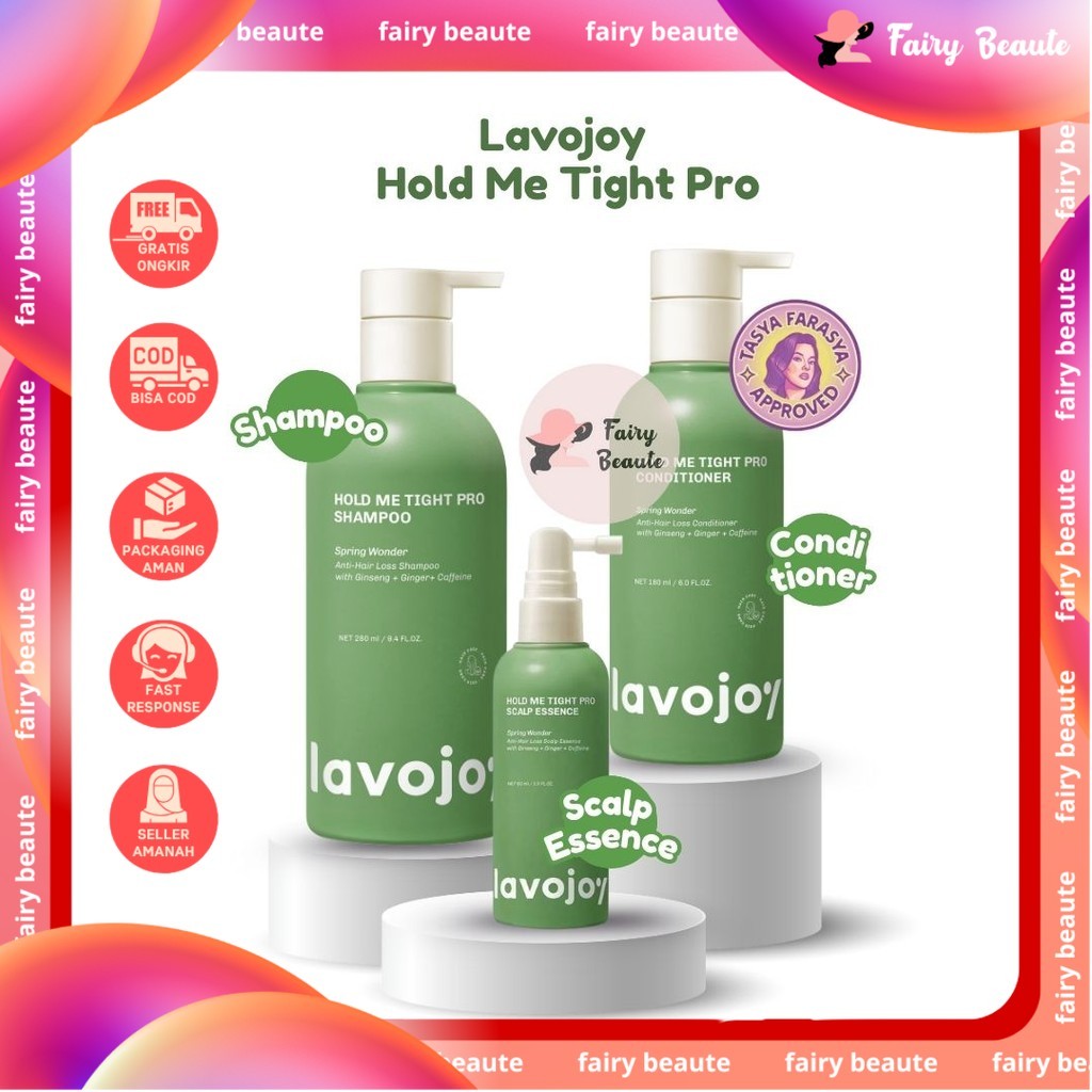 Jual Lavojoy Lavo Joy Hold Me Tight Pro Shampoo Conditioner Scalp ...