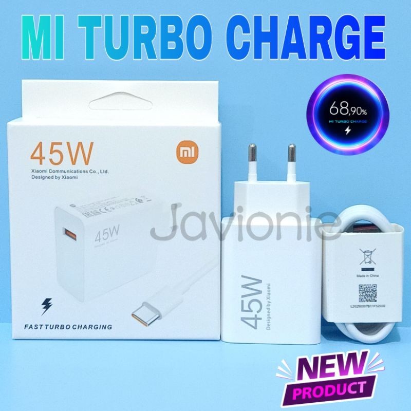 Jual NEW Charger Casan Cas POCO M7 X7 Redmi Note 14 Pro 5G 45W Turbo Fast Charging TYPE C ...