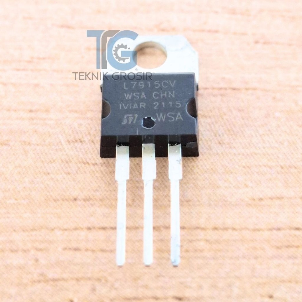 Jual IC 7915 Regulator Tegangan Negatif -15V untuk Power Supply Rakitan ...