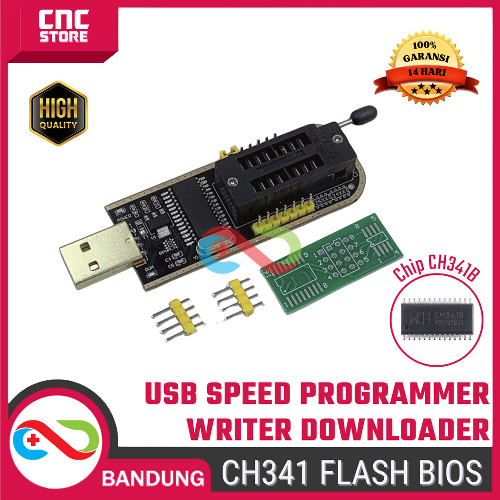 Jual CH341A CH341B 24 25 EEPROM Flash BIOS USB Speed Programmer Writer Downloader | Shopee Indonesia
