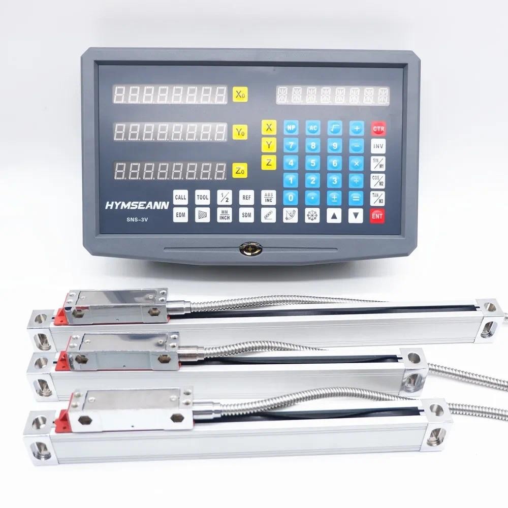 Jual New SNS-3V Complete Milling Lathe Machine DRO Digital Readout Kit ...