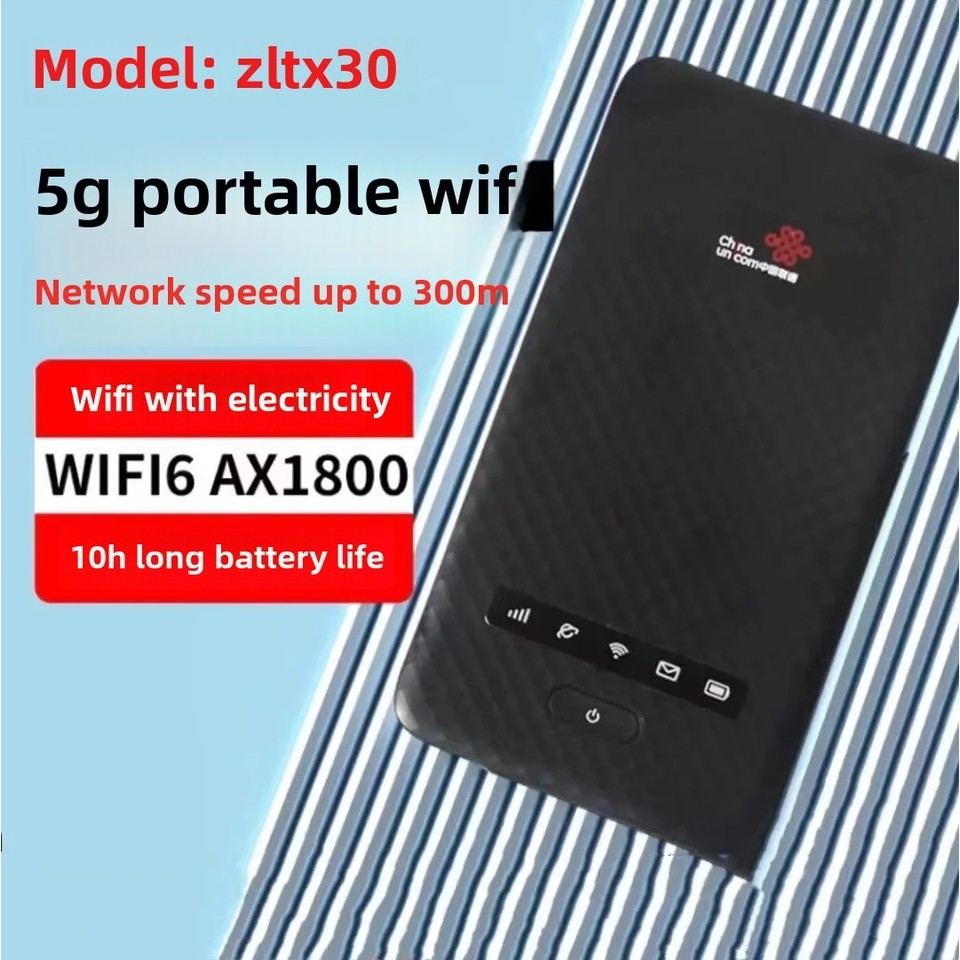 Jual ZLT X30 5G Wireless Router Card Slot Portable WiFi 4500mAh Battery ...