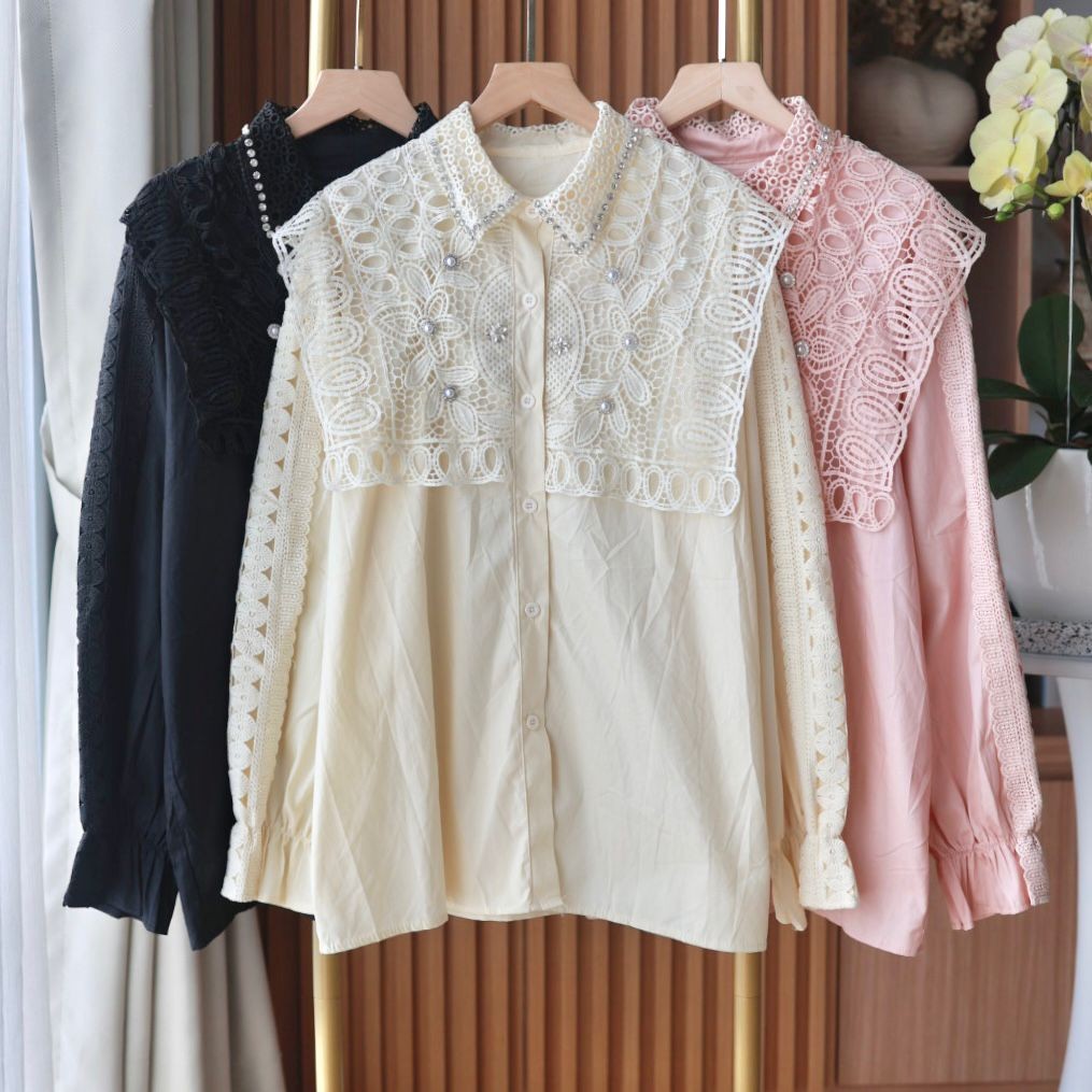 Jual DARRA BLOUSE PAYET COTTON EMBROIDERY | Shopee Indonesia