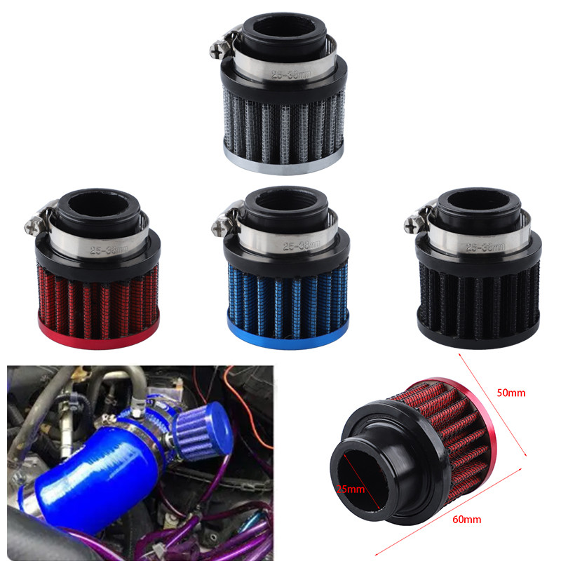 Jual Universal Car Air Filter 25mm for Motorcycle Cold Air Intake High ...