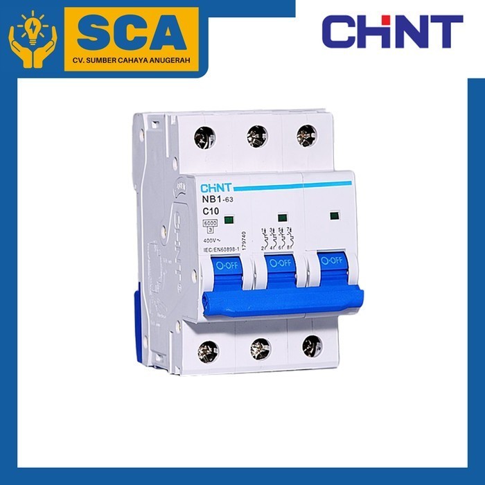 Jual MCB CHINT 3P 6A 10A 16A 20A 25A 32A 40A 50A 63A | Shopee Indonesia