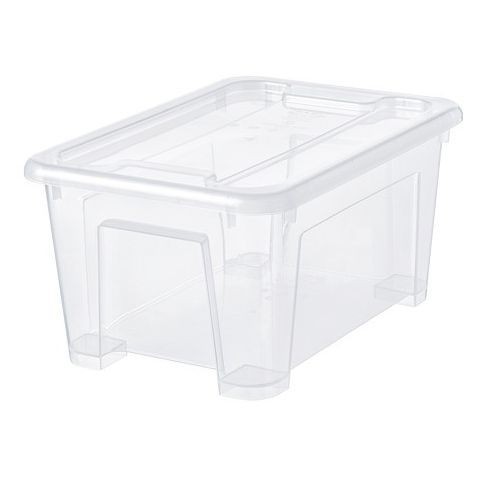 Jual Box Transparant Samla - Box with lid transparent - 28x20x14 cm 5 ...
