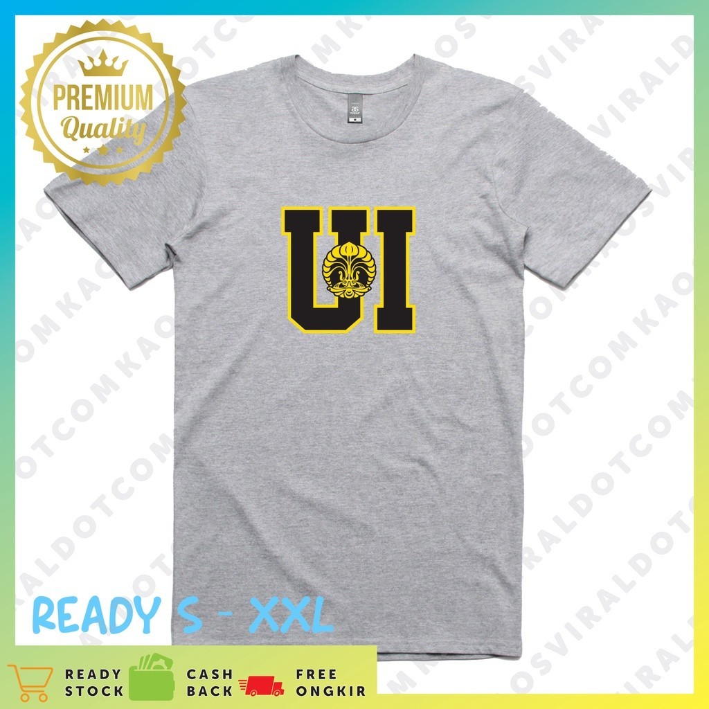 Jual BAJU KAOS DISTRO UNIVERSITAS INDONESIA UI ALMAMATER T-SHIRT COMBED ...