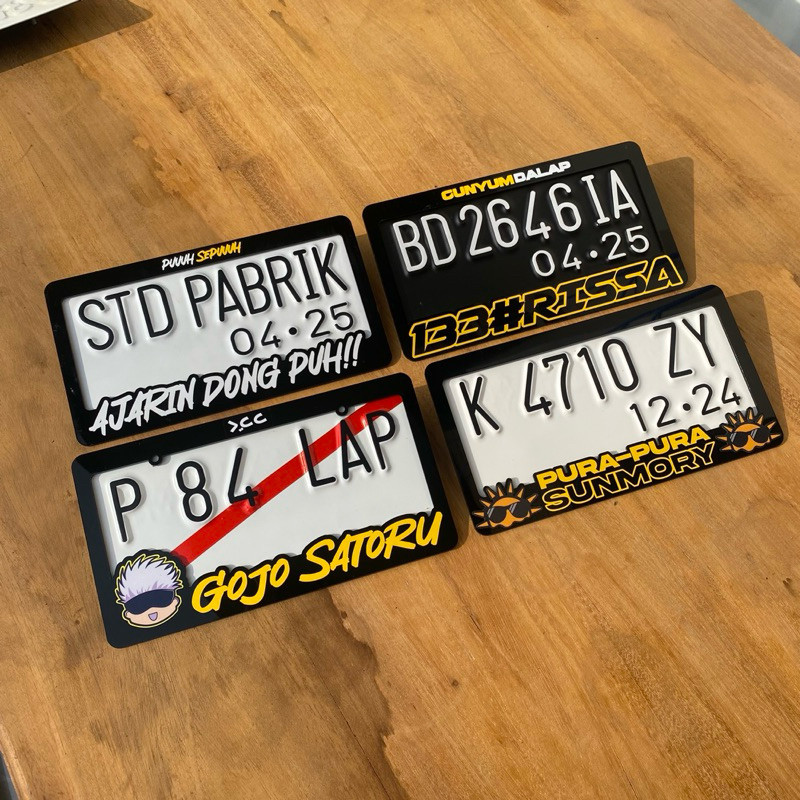 Jual XZ58F Plat Nomor JDM Custom Frame + Plat / PNP SEMUA MOTOR ...