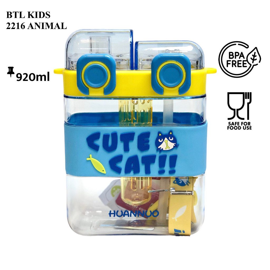 Jual Botol Minum Anak Cute Cat Animal Impor Bottle Drink Kids Cute ...