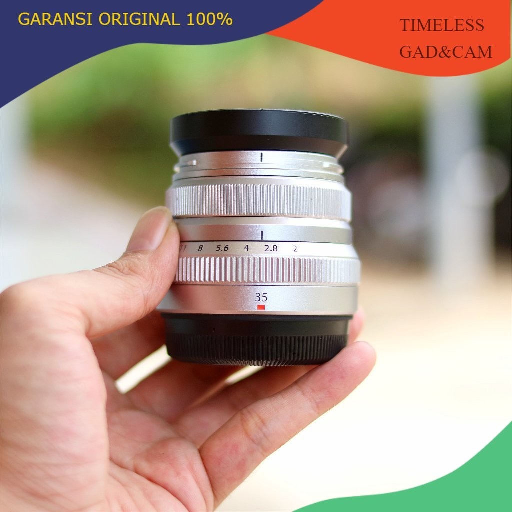 Jual Lensa Fujinon XF 35mm F2 R for Fujifilm ORIGINAL BERGARANSI | Shopee Indonesia
