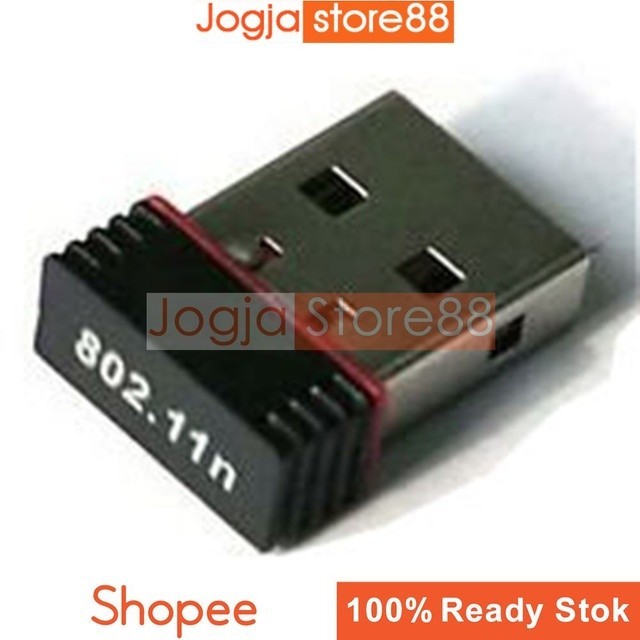 Jual USB Wireless Adapter Portabel Max Speed 150Mbps WiFi 802.11n (Realtek RTL8188) | Shopee ...