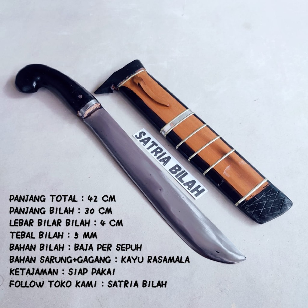 Jual GOLOK Polet Hitam GOLOK untuk kerja kebun pemotong kayu Serbaguna ...