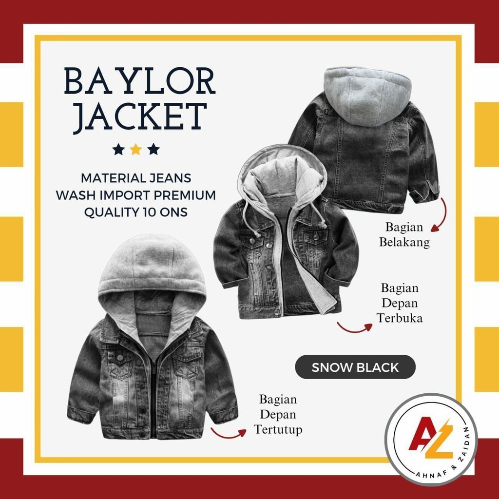 Jual BAYLOR JACKET BY AZ | Shopee Indonesia