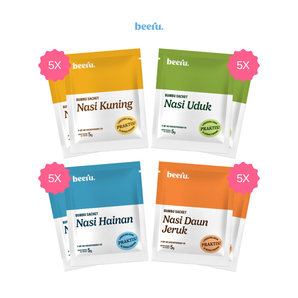 Jual Beeru Bumbu Sachet Nasi Daun Jeruk, Nasi Hainan, Nasi Kuning, Nasi ...