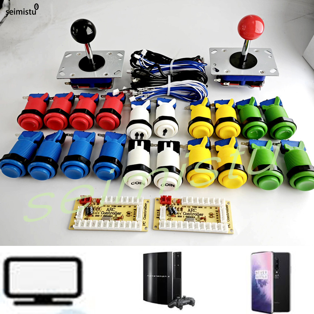 Jual Arcade 2 Player Zero Delay joystick Kit Mando Arcade Usb Encoder ...