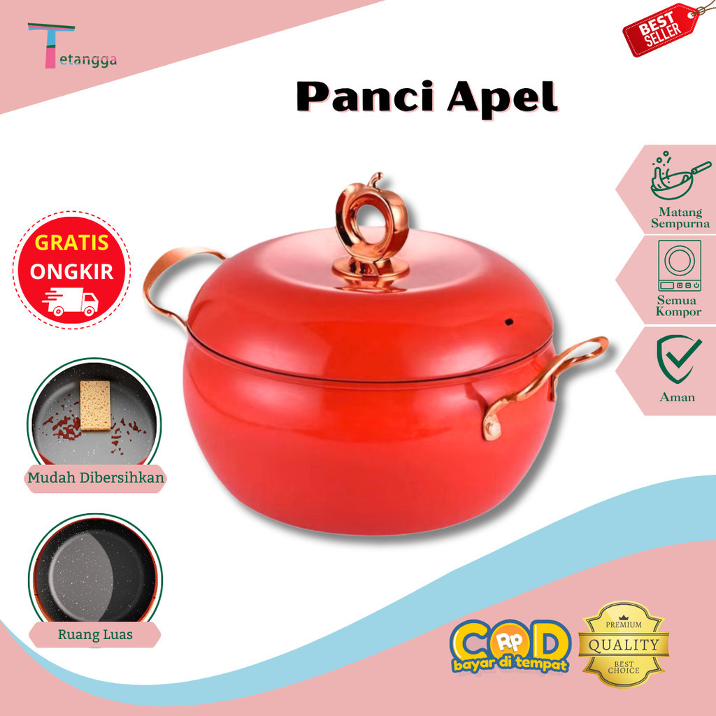 Jual Panci Apel Serbaguna Anti Lengket Diameter 26 CM Exclusive Ukuran ...