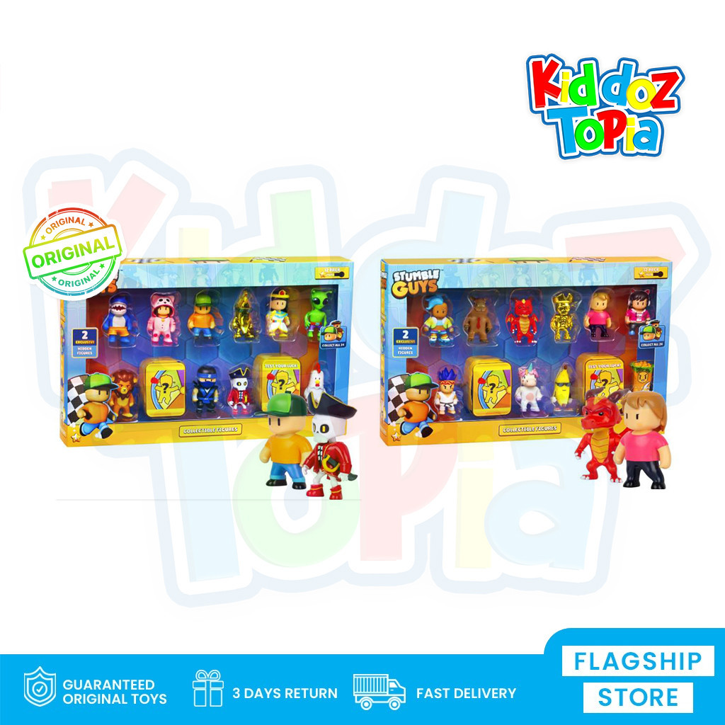 Jual STUMBLE GUYS Ultimate Collectible 12 PK Figures Series DELUXE BOX ...