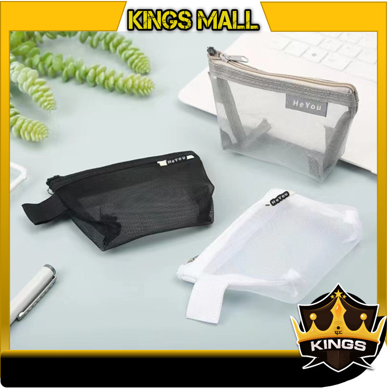 Jual KINGs - D6204 Dompet Koin Jaring Mini / Mini Pouch Jaring Kosmetik ...