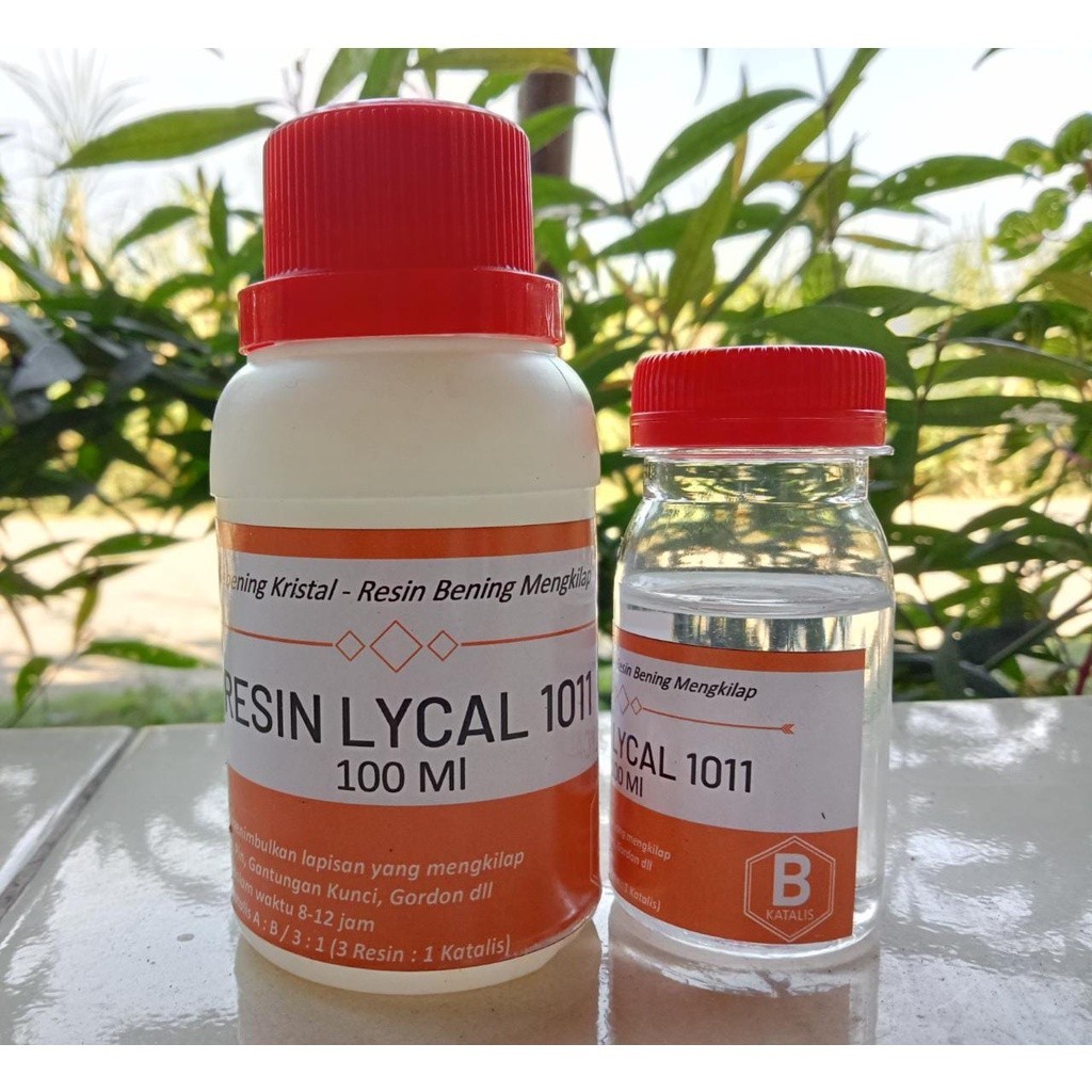 Jual Resin Bening Lycal 1011 Keras Bening UNTUK NAME TAG PIN MEDALI ...
