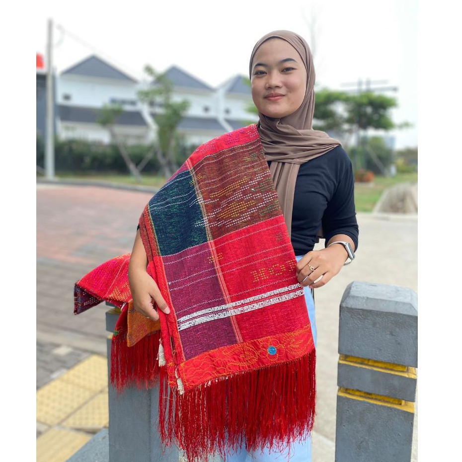 Jual Ulos Batak - Ulos Sadum Mata 7 Pelangi / DSB / RHM | Shopee Indonesia