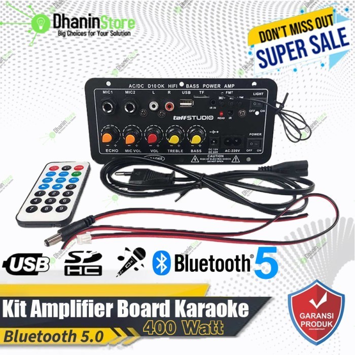 Jual Diy Audio Kit Modul Power Amplifier Board Rakitan Bluetooth ...