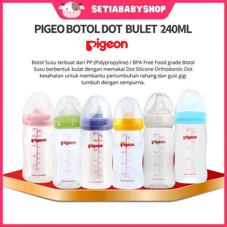 Jual **Pigeon Botol susu bayi | Standart PP | Peristaltic Botol Anti ...