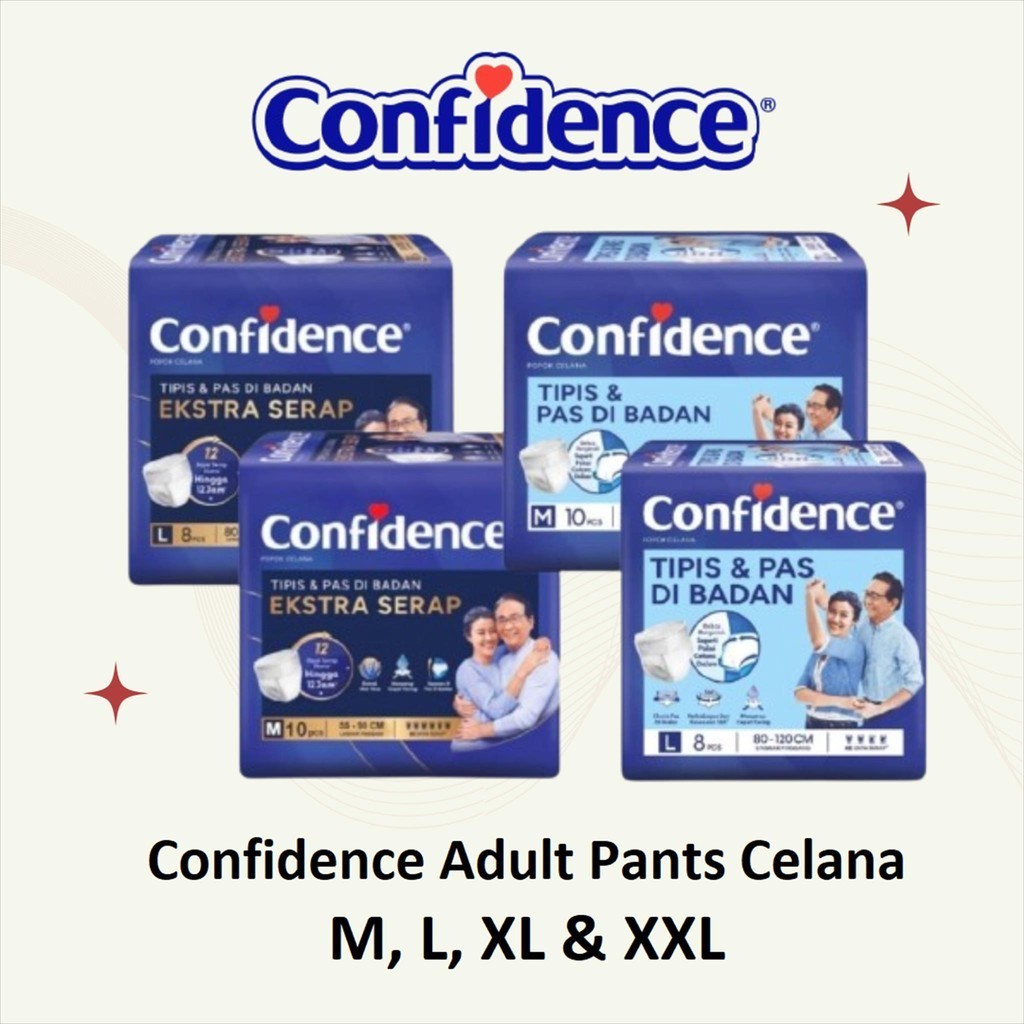 Jual Confidence Adult Pants Celana Regular Pack M10 L8 XL10 XXL10 ...