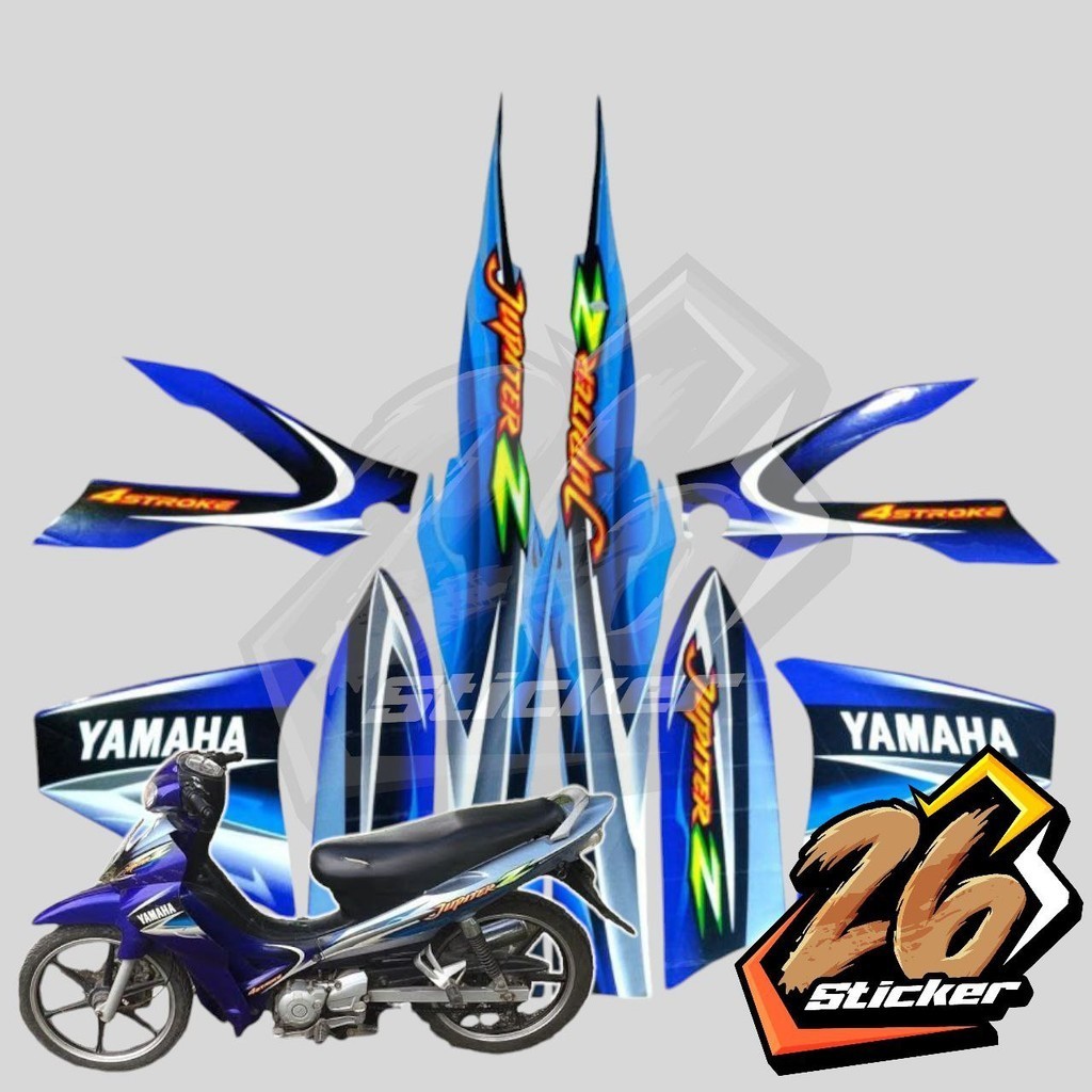 Jual STICKER STIKER POLET LIS STRIPING MOTOR FULL BODY YAMAHA JUPITER Z ...